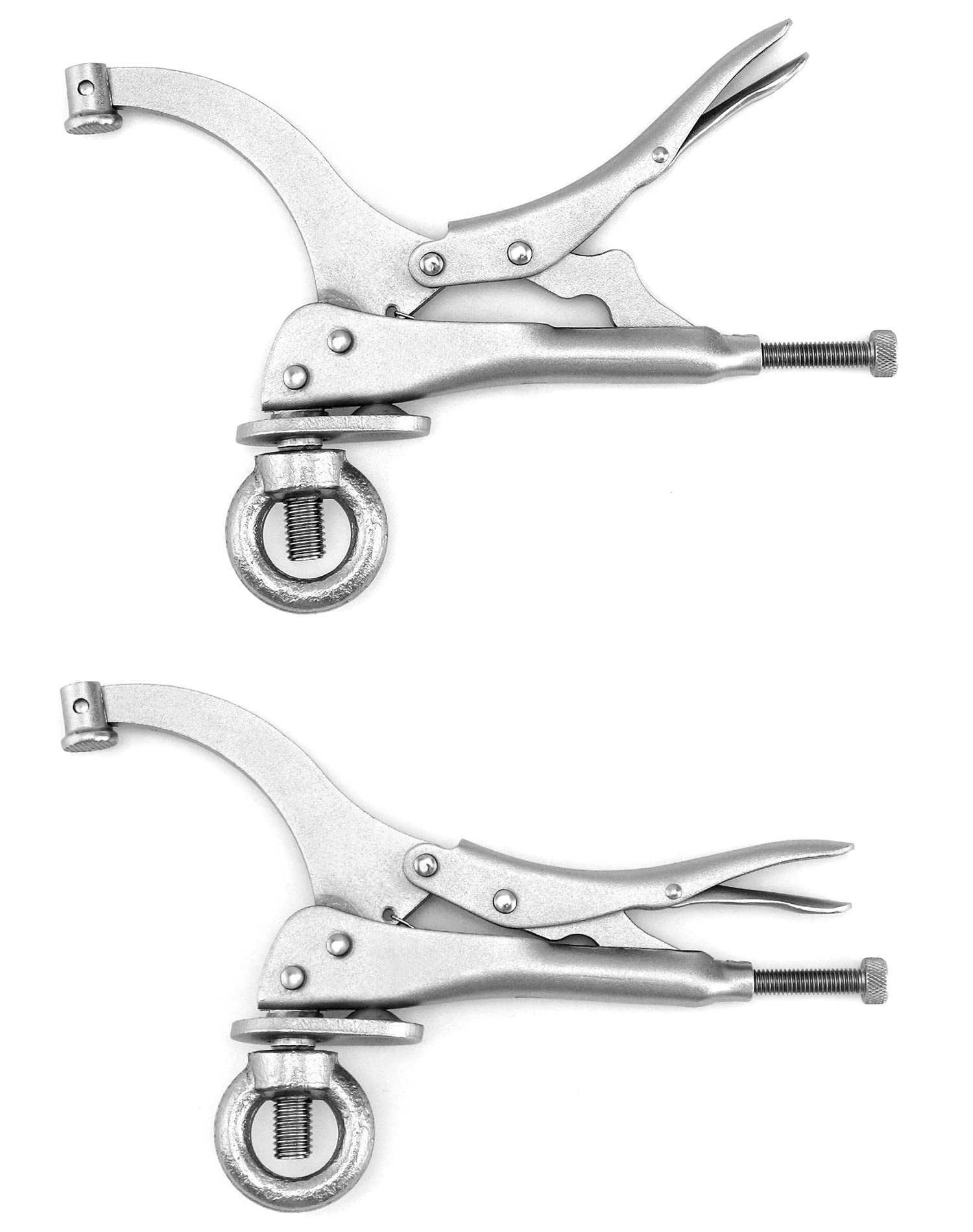 QWORK 9inch Drill Press Locking Clamp, 2 Pack, Fix Clamp, Strong ...