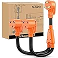 Amazon.com: Nilight 30 Amp RV Y Splitter Adapter Cord 30A Male Plug to ...