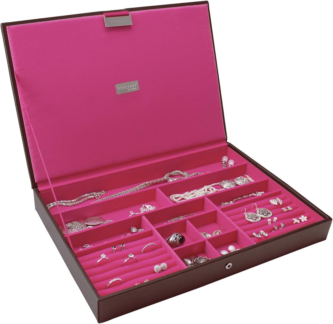 Stackers Blush Pink Supersize Jewellery Box Lid - BigaMart