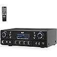 Amazon.com: Pyle Bluetooth Home Theater Receiver Amplifier - 180W Peak Power Amp w/Treble, Bass ...