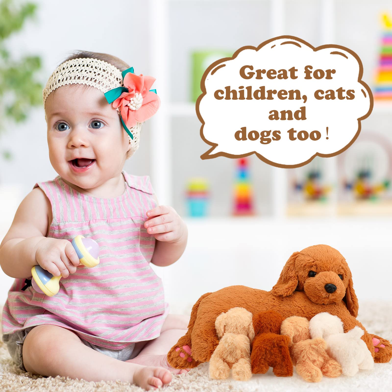 Mua Nurturing Dog Stuffed Animal Sets Soft Cuddly Golden Retriever ...