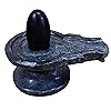 Black Marble Stone Yoni Base 6 inch with 3 inch Shiva Lingam Fountain ...