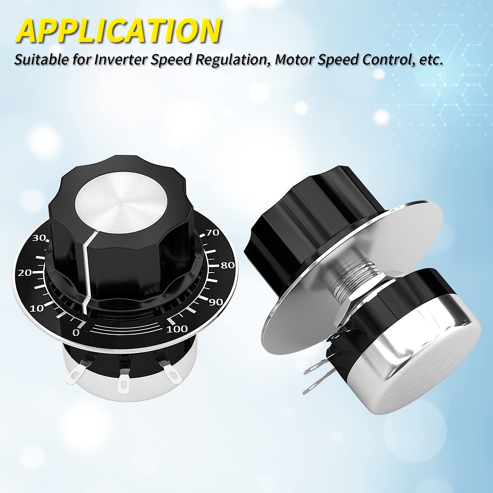 Mua Joinfworld 10K Potentiometer Single Turn Carbon Film Rotary ...