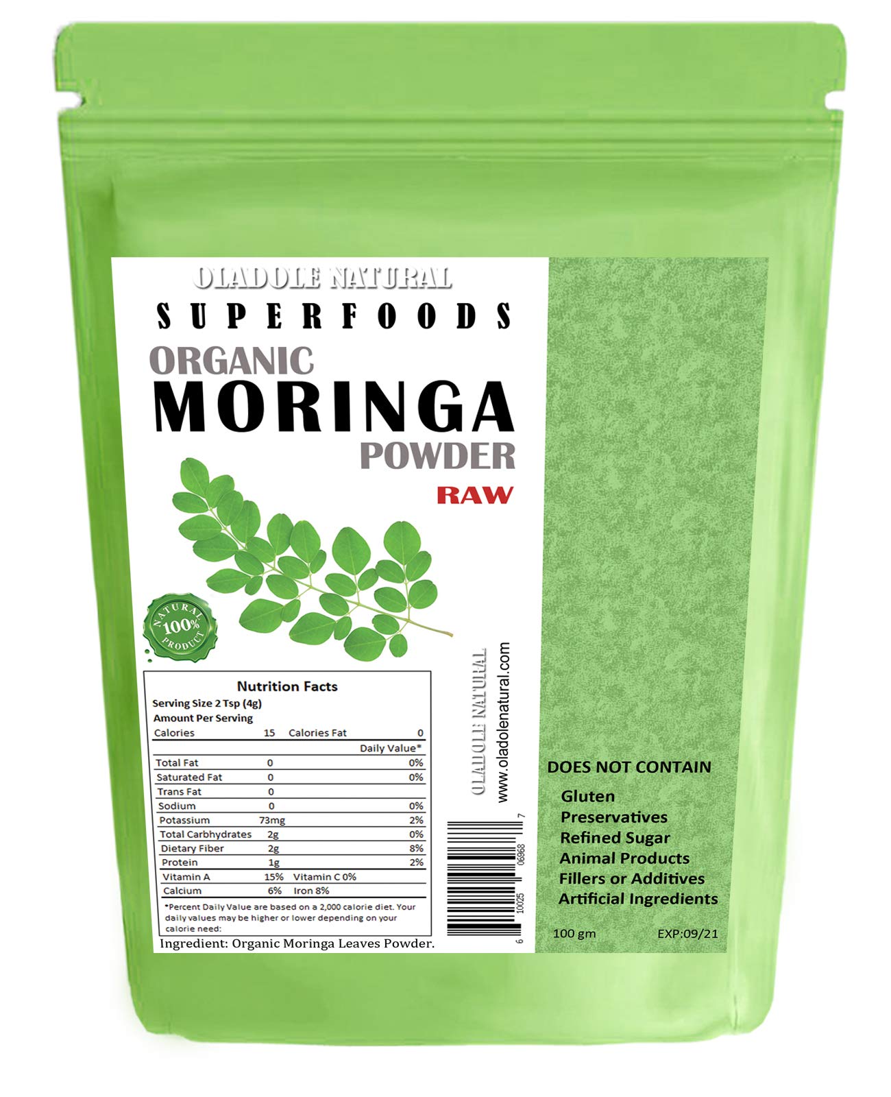 Moringa Nutrition Facts Usda | Besto Blog