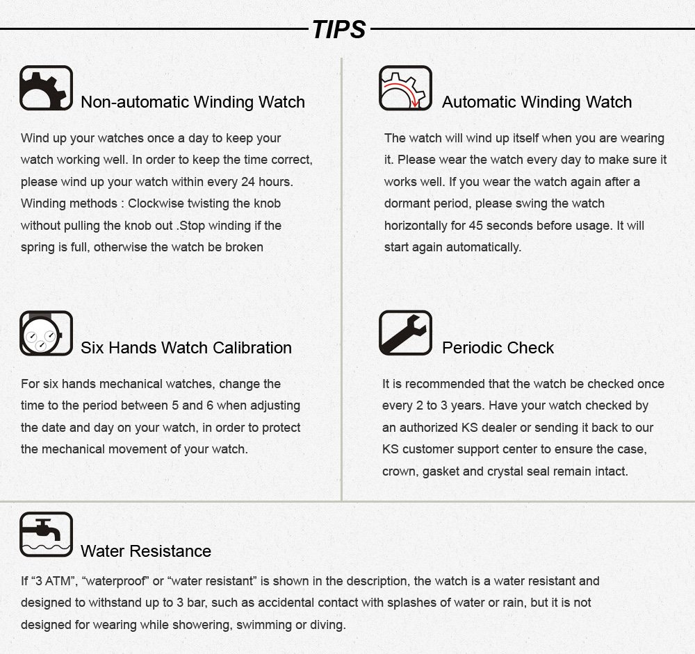 KS Men's Wrist Watch Luxury Moon Phase Automatic Mechanical White Dial ...