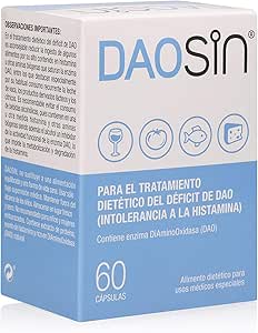Daosin Comprimidos para el Manejo Dietético del Déficit de DAO - 60 ...