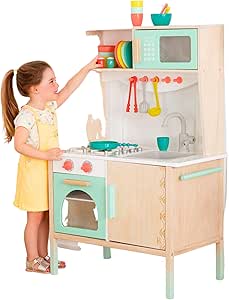 Amazon.com: B. Toys- Mini Chef Kitchenette- Wooden Play Kitchen ...