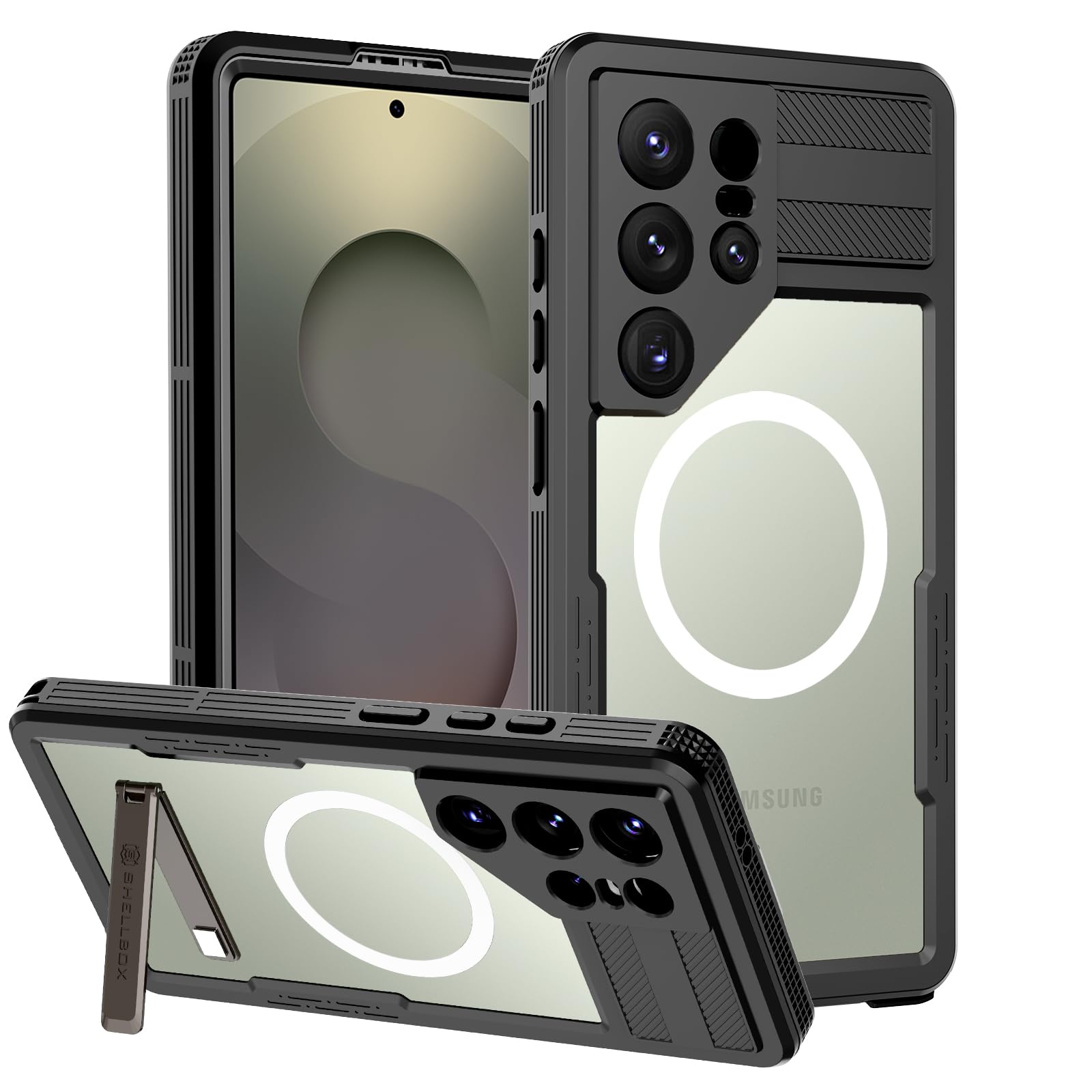 Waterproof Compatible with Samsung Galaxy S25 Ultra Case - Full Body ...