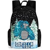 Amazon.com | zkqeuak Gorilla Tag Backpack Gorilla Monkey Bookbag ...