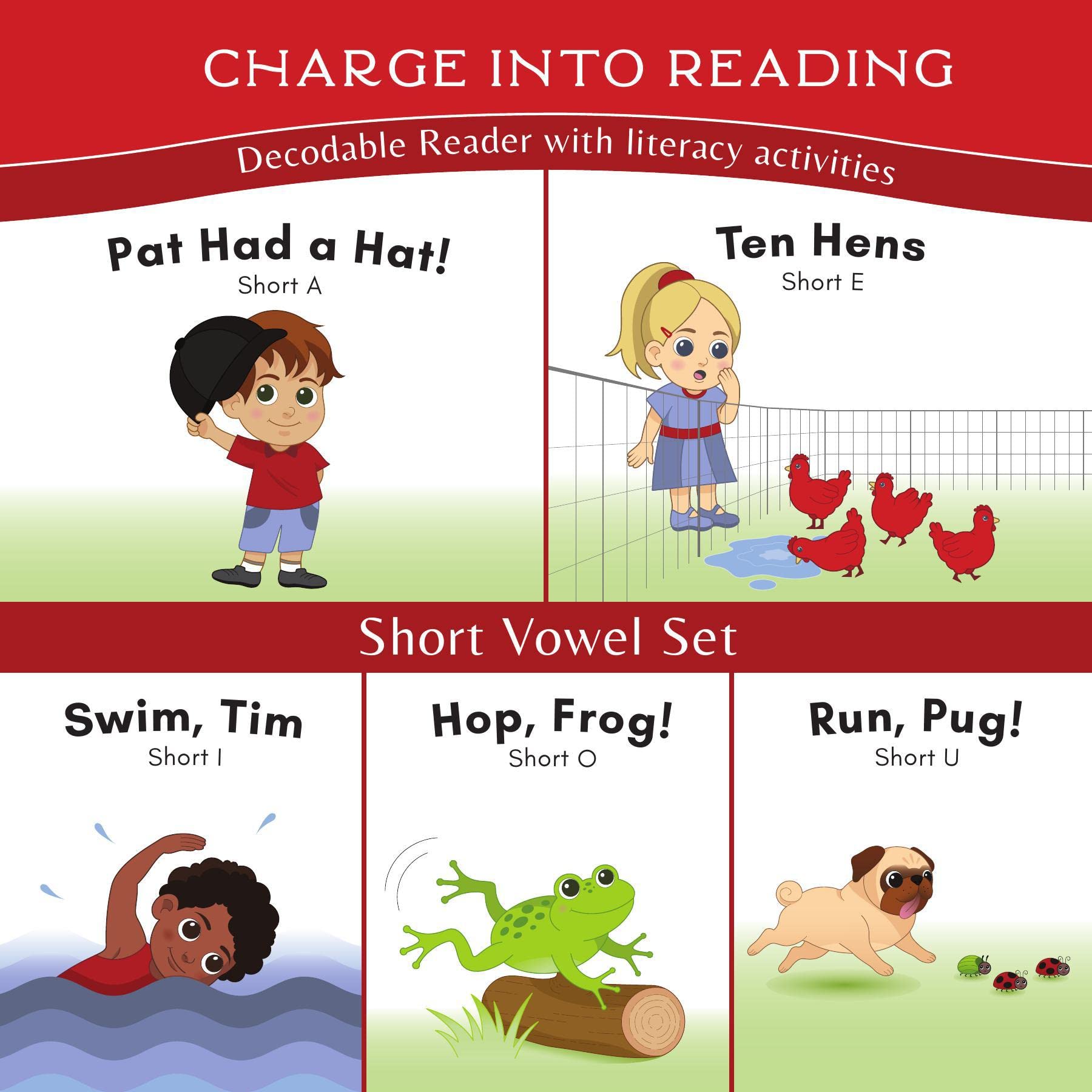 Mua Charge into Reading Decodable Books (Stage 1): 5 Short Vowel ...