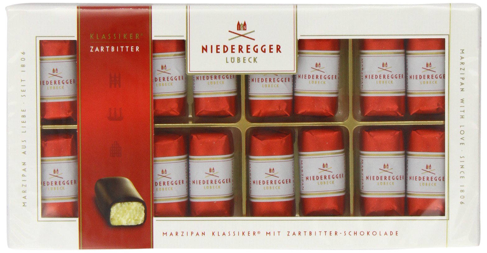 Amazon.com : Niederegger Classic Marzipan Variations - 200 g/7.0 oz ...
