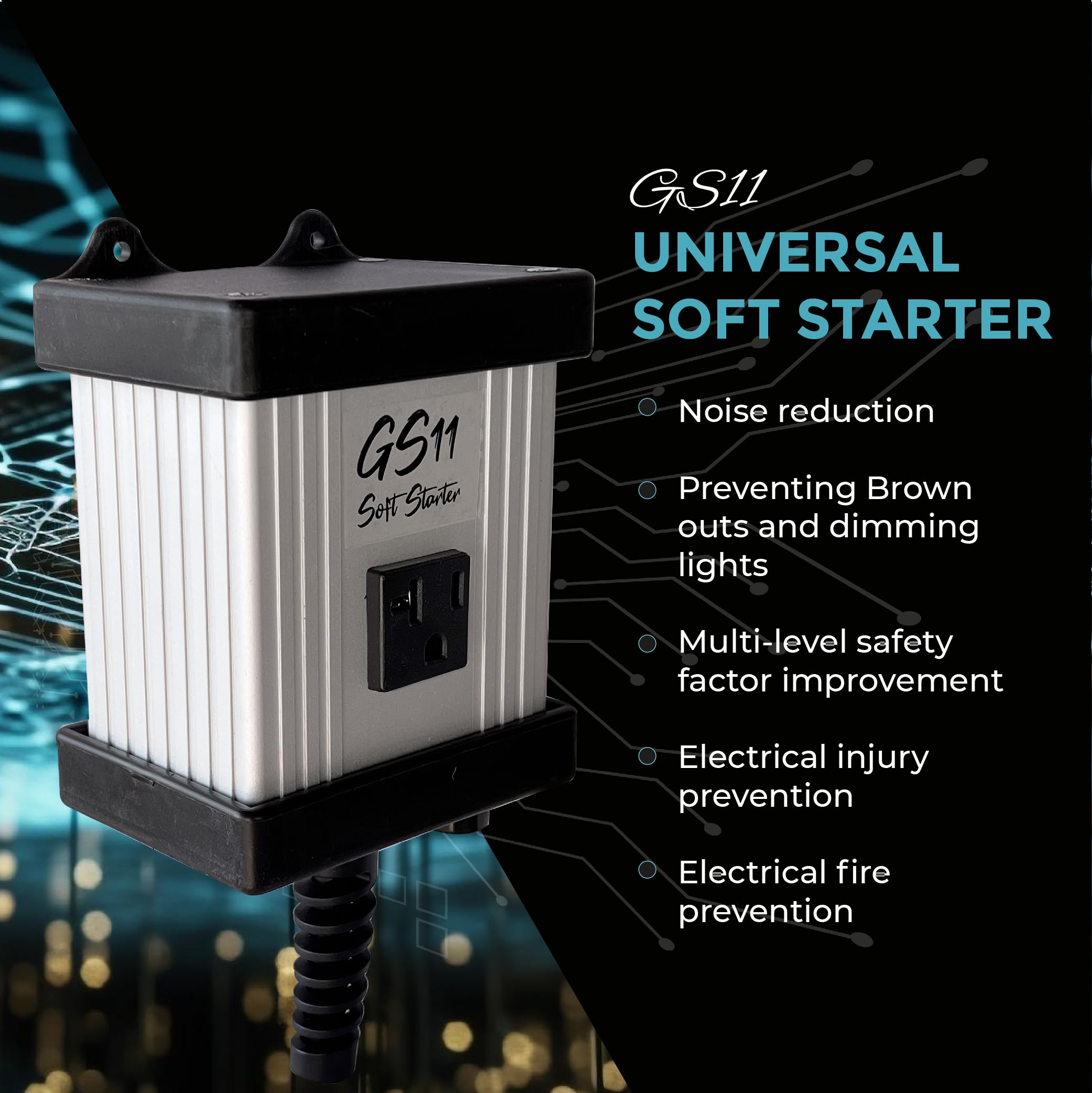 Torque Tamer GS11 Soft Starter Heavy Duty Universal For Off Grid Solar ...