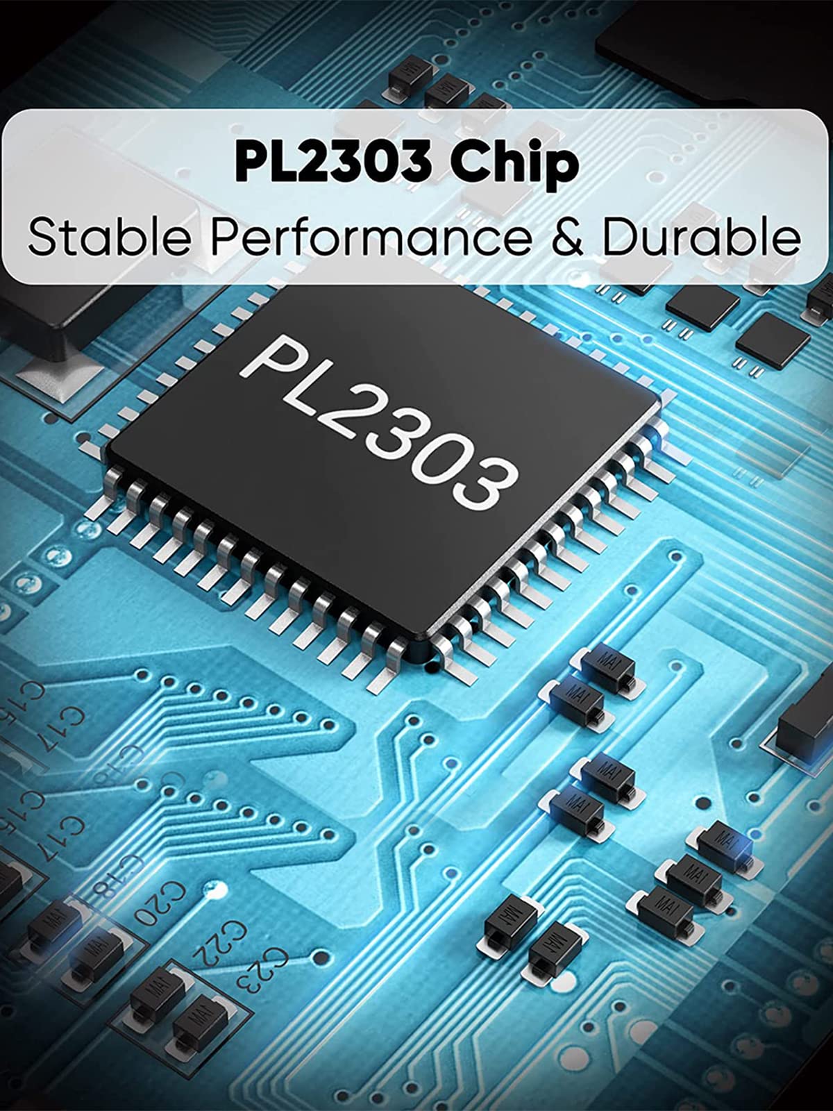 Mua CableCreation USB to RS232 Serial Cable 3M, DB9 Adapter (PL2303 ...