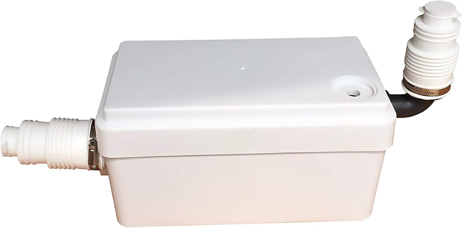 Macerator Pump HOMAC UPGRADE 250 Watt 2 in 1 Shower Sink Bath Waste ...