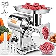 Amazon.com: Newhai 650W Commercial Meat Grinder Electric Meat Grinding Machine Heavy Duty ...