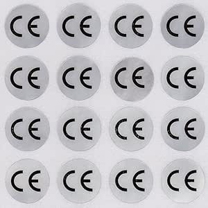 Amazon.com: 1000pcs CE sticker CE marks CE adhesive sticker round shape ...