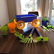 Amazon.com: FUN LITTLE TOYS Kid's Garden Tool Toys Set, Beach Sand Toy ...