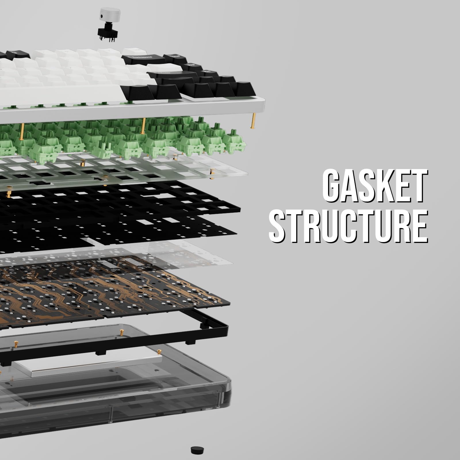 Mua KiiBOOM Breeze 75 75% CNC Aluminum and Acrylic Wireless Gaming ...