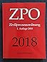 ZPO, Zivilprozessordnung, Aktuelle Gesetze : Gesetze, Aktuelle: Amazon ...