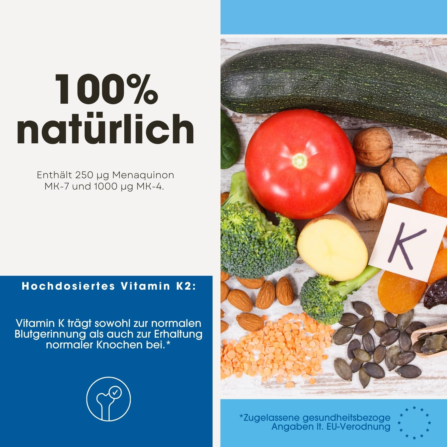 Mua Fair & Pure Vitamin K2 Complex 1250 mcg MK-4 & MK-7, 180 Capsules ...