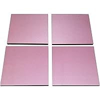 Owens Corning Pink Foam Insulation Board 1/2" Thick (4 Pieces-1sqft ...