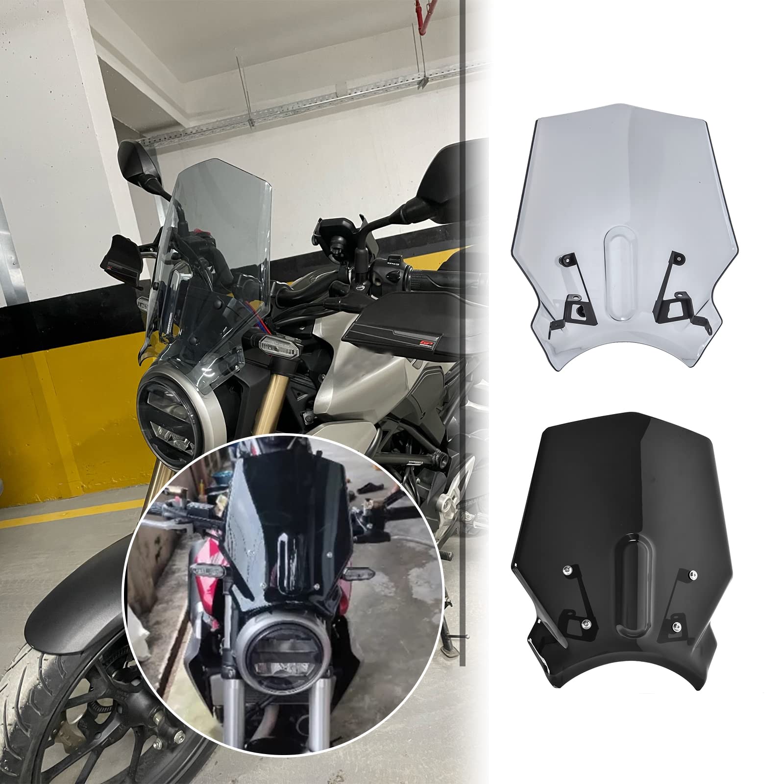 Mua TAZGANTAX Motorcycle Windshield Windscreen Sport Visor Wind ...