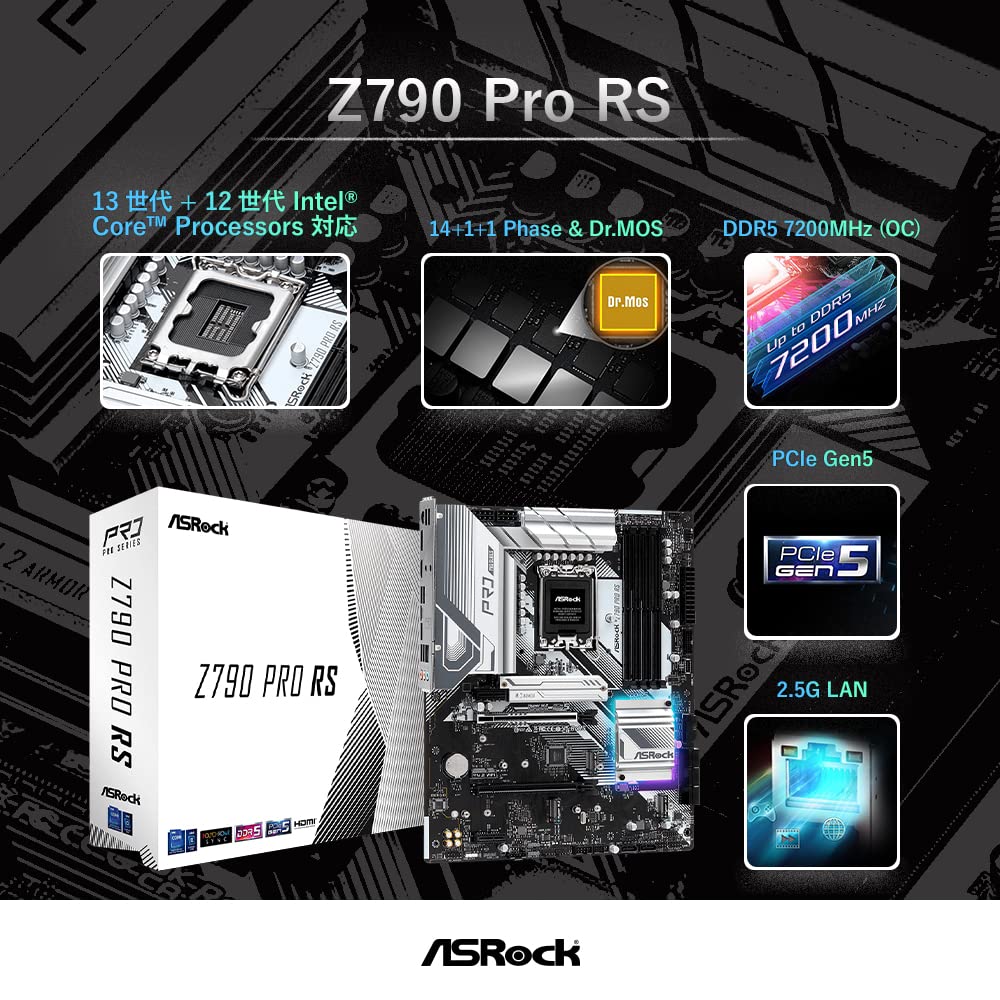 Mua ASRock Z790 Pro RS Intel Z790 Series CPU (LGA1700) DDR5 Memory ...