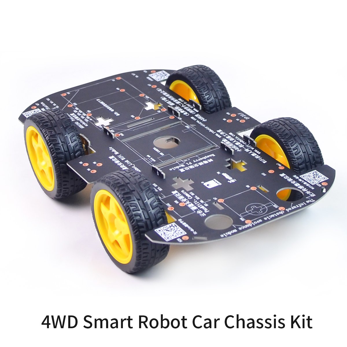 Smart Robot Car Chassis Smart Learning Kit with 4 TT Motor, DIY for UNO ...