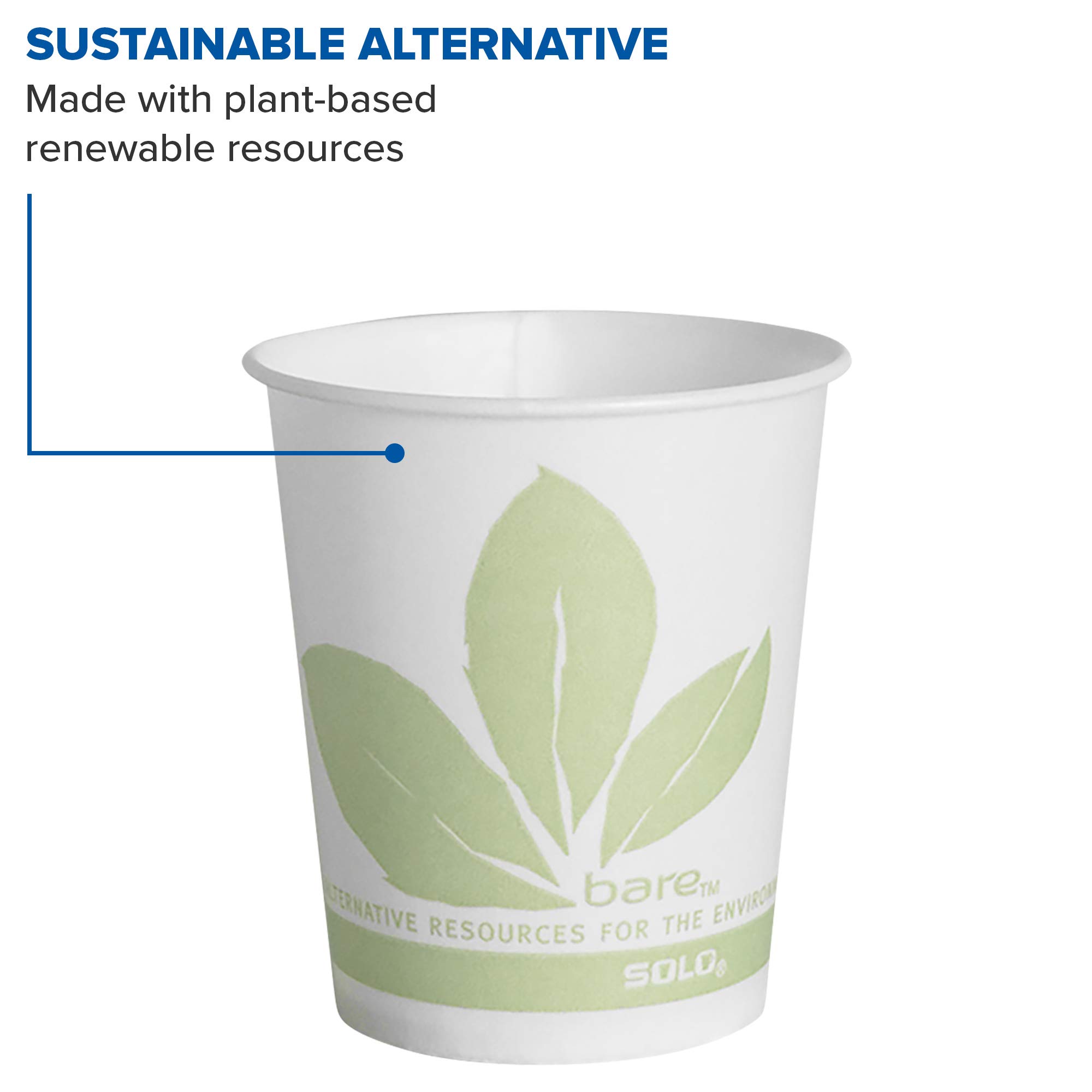 Mua SOLO R53BB-JD110 Treated Paper Water/Refill Cup, 5 oz. Capacity, 2. ...