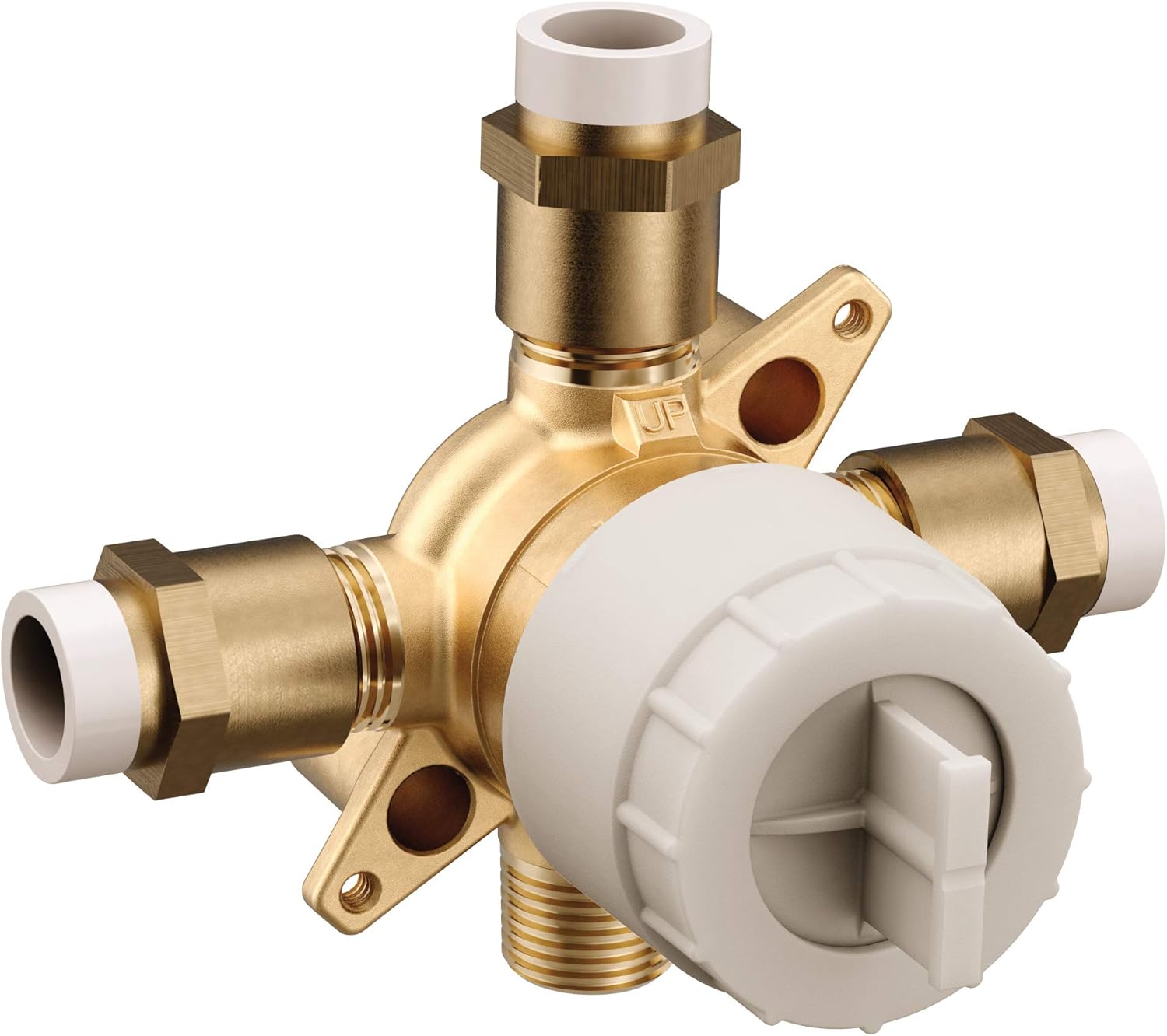 Moen U140V M-CORE 3-Series 4 Port Tub and Shower Pre-Fabricated Mixing ...