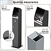 Standing Cigarette Butt Disposal Outdoor, Receptacle,Ashtray,Bin ...