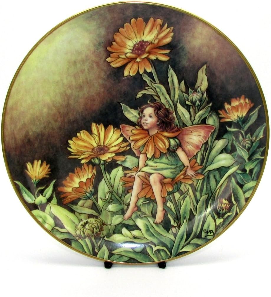 Border Fine bone china fairy plate - Festival of Flower Fairies - The ...