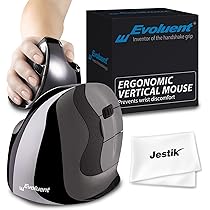 Ev Wireless Ergonomic Vertical Mouse Rechargeable Laser Ergonomic
