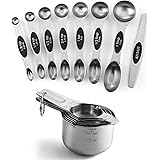 Amazon.com: Spring Chef Magnetic Measuring Spoons Set, Dual Sided ...