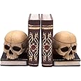 Amazon.com: Gothic Skull Bookends and Trinket Box Set, Medieval ...