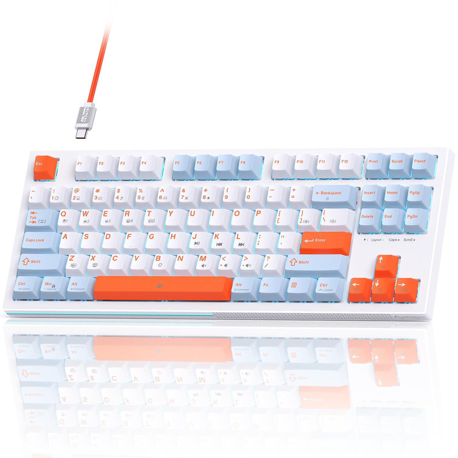 Mua K87SE Mechanical Gaming Keyboard, TKL 87 Keys Compact Wired Gaming ...