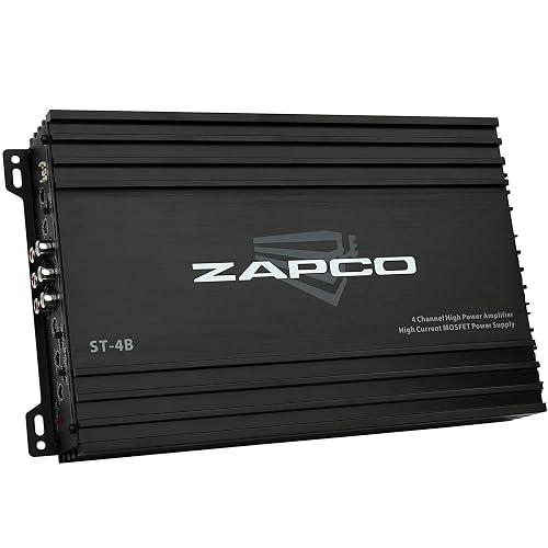 Zapco ST-4B 4-Channel 65 Watts x 4 RMS Full Range Class AB Amplifier in ...