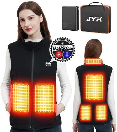 Rechargeable Warming Vest Women Women's Heated Vest With Battery - 6 ...