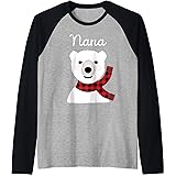 Amazon.com: Buffalo Red Plaid Nana Bear Matching Couple Christmas ...