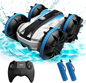 Amazon.com: Tecnock Amphibious Remote Control Car for Kids,2.4Ghz ...