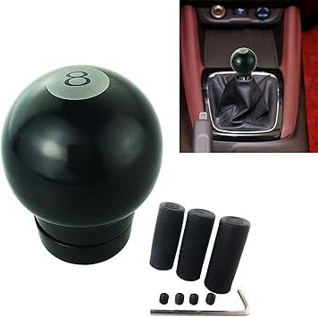 Amazon.com: Arenbel 8 Ball Shift Knob Gear Stick Shifter Lever Head of ...