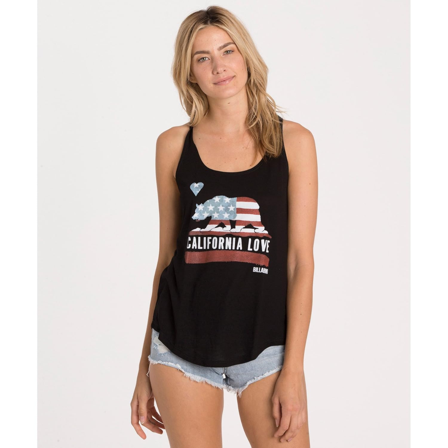 Billabong Juniors Americali Racerback Tank Top, Black, Medium: Amazon ...