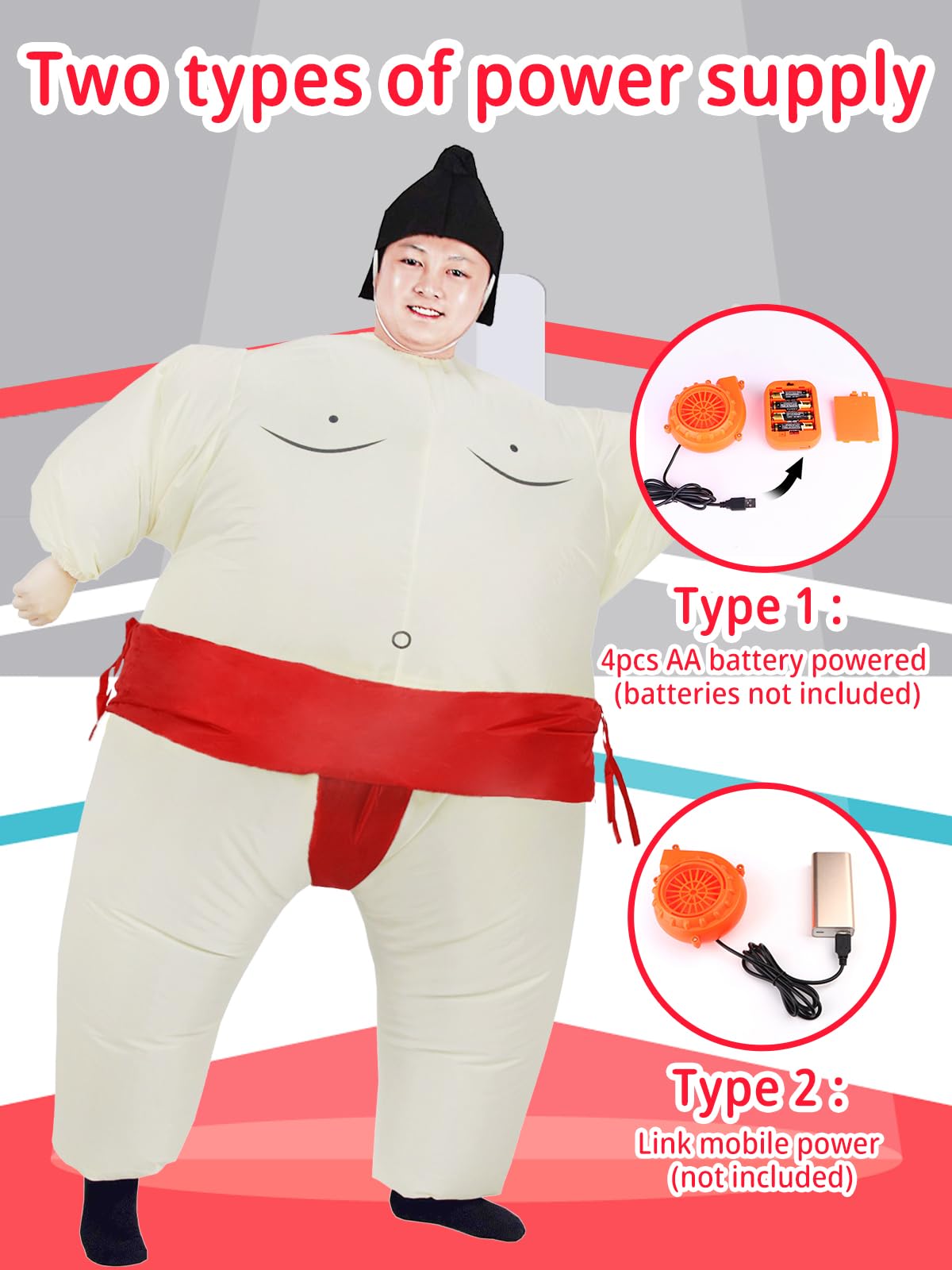Mua HIYAPATY Inflatable Sumo Wrestling Fat Suits Funny Blow up Cosplay ...