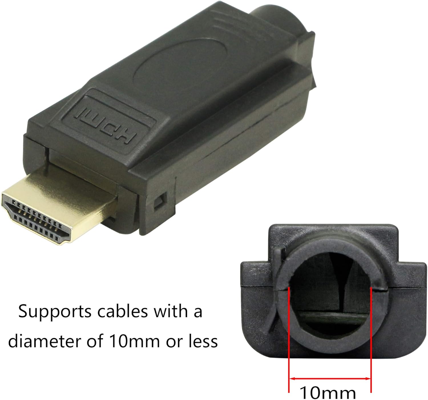 CERRXIAN HDMI Screw Terminal Block Adapter, Gold Plated HDMI Male to ...