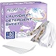 Amazon.com: Laundry Detergent Sheets, 180 Sheets Laundry Sheets - Plastic-Free Liquidless ...