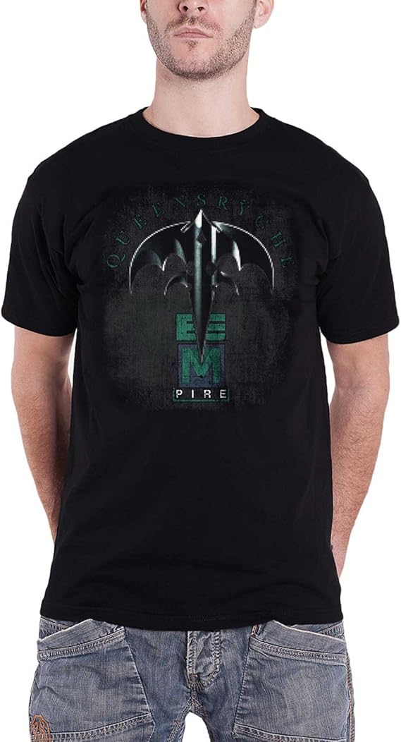 Queensryche T Shirt Empire 30 Years Band Logo New Official Mens Black ...