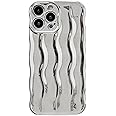 Amazon.com: Caseative for iPhone 13 Pro Max Case,Water Ripple Pattern Curly Wave Frame Soft ...