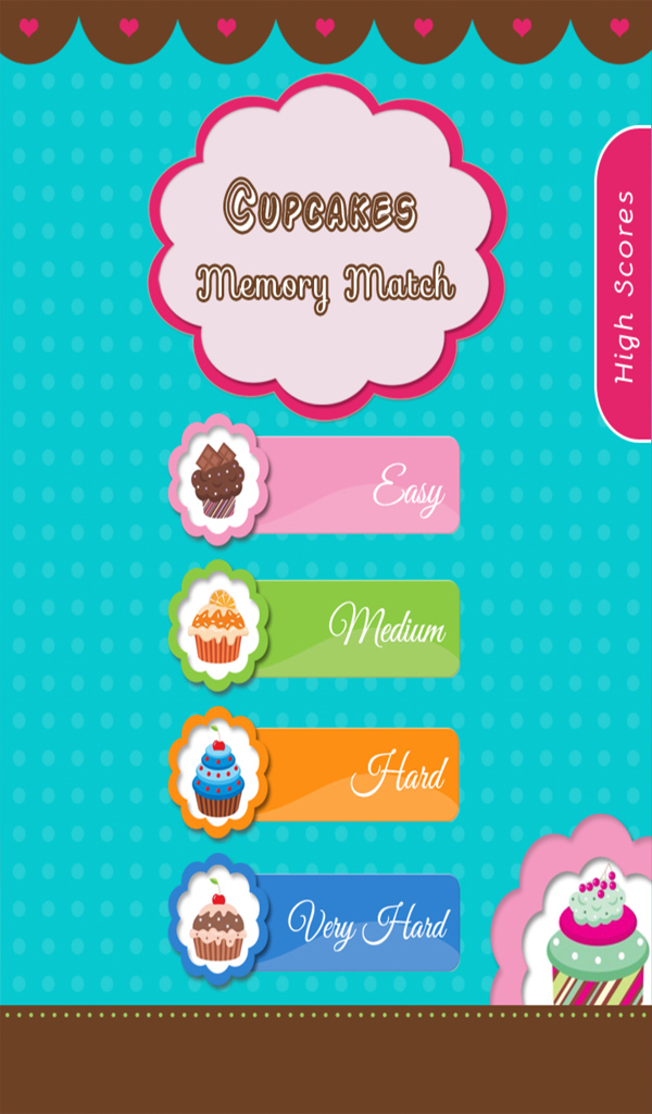 Amazon.com: Cupcakes Memory Match: Appstore for Android