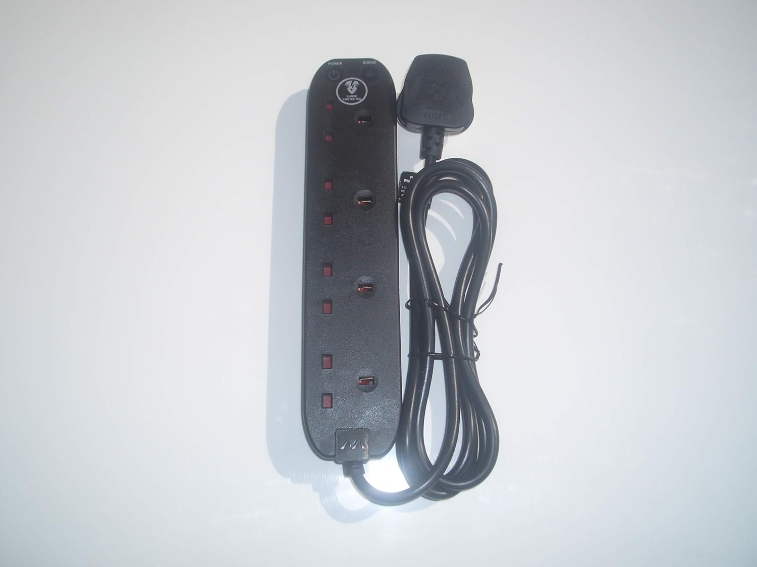 Masterplug Four Socket Power Surge Protected Extension: Amazon.co.uk ...