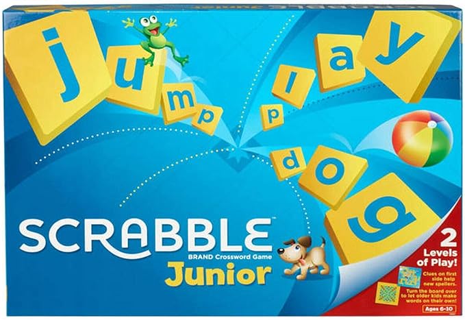 Kids Play Time Scrabble Junior Edition Board Game: Amazon.co.uk: Toys ...